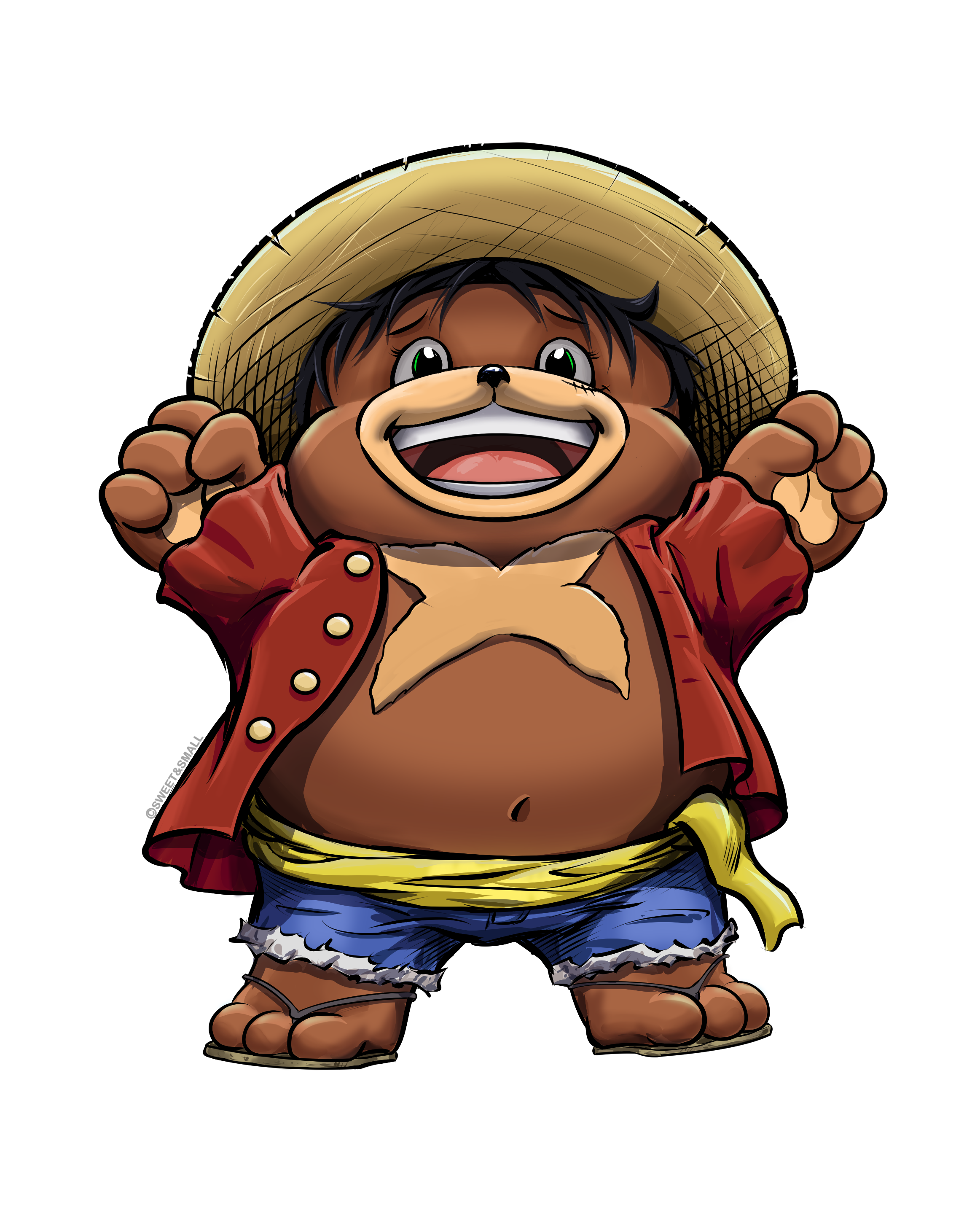 2. CPB-3 inch Vinyl Sticker (Luffy) | My Sweet and Small